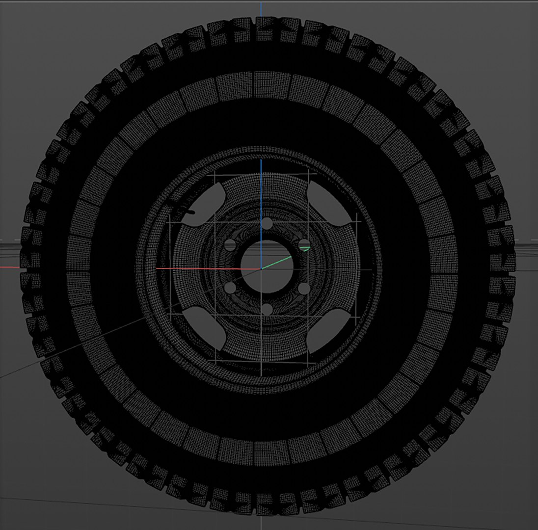 Truck wheel 3D model - TurboSquid 1713001