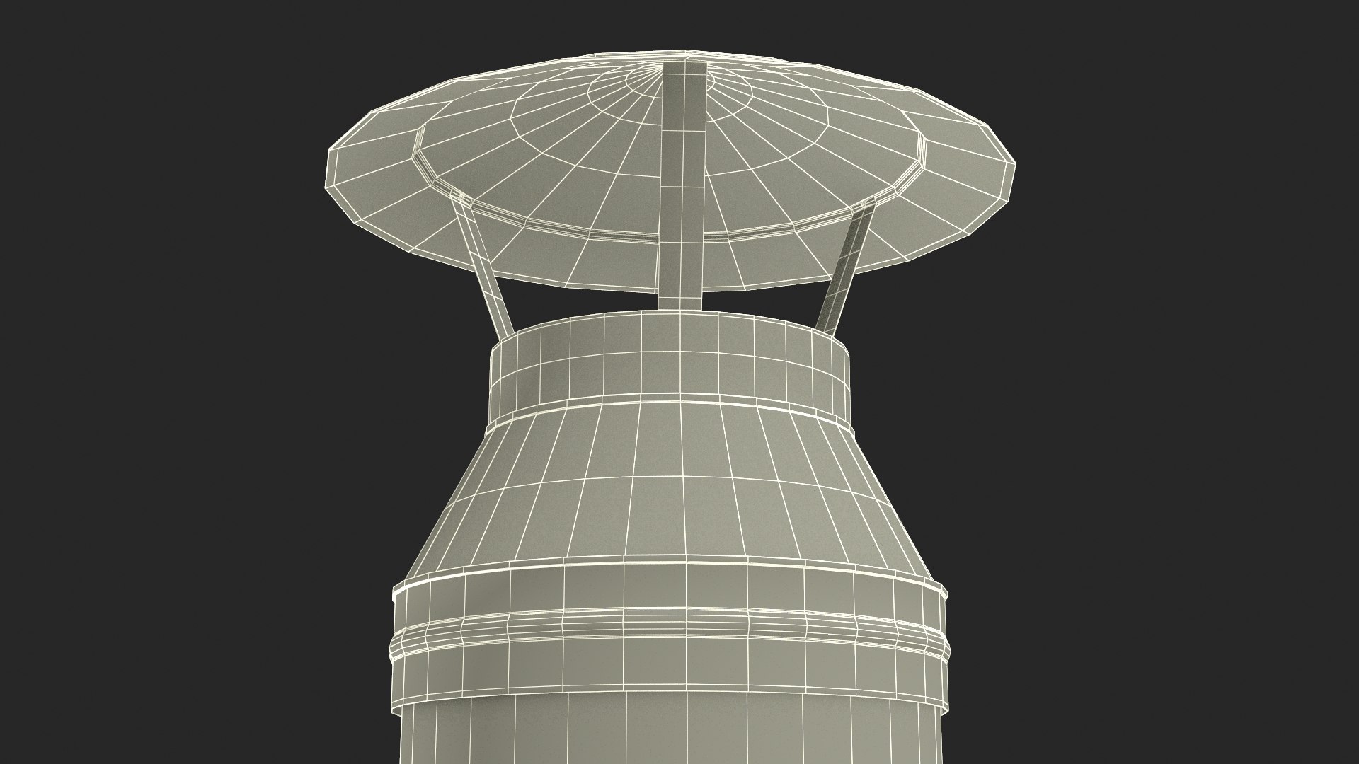 3D Stainless Steel Chimney Corner Base model - TurboSquid 2051115