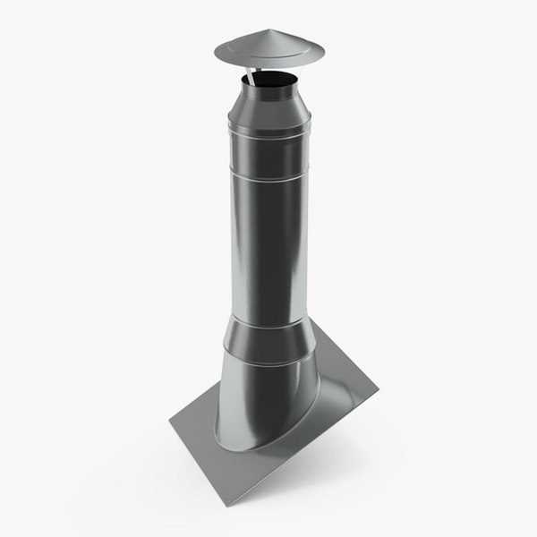 modelo 3d Stainless Steel Chimney Corner Base - TurboSquid 2051115