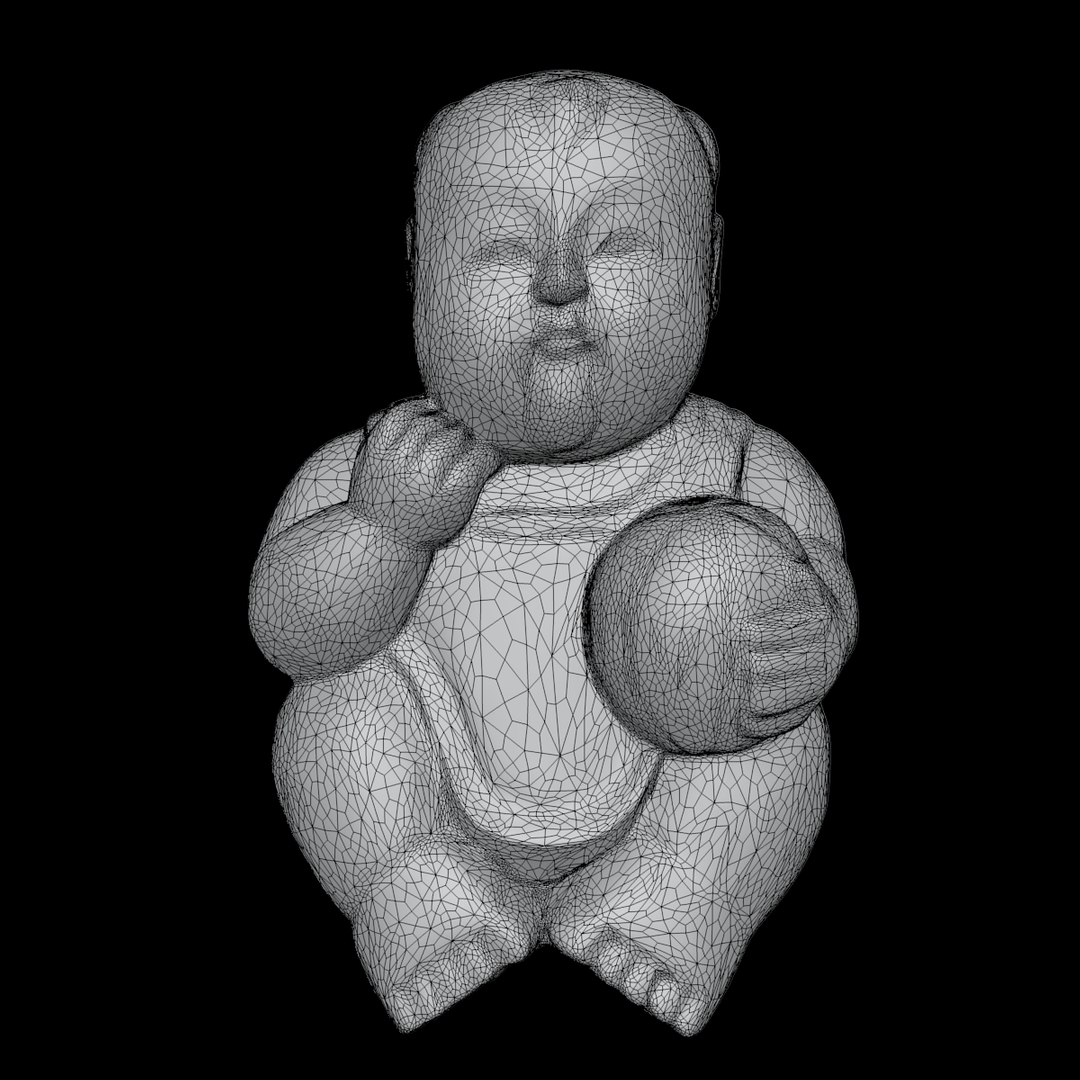 maya golden statuette child