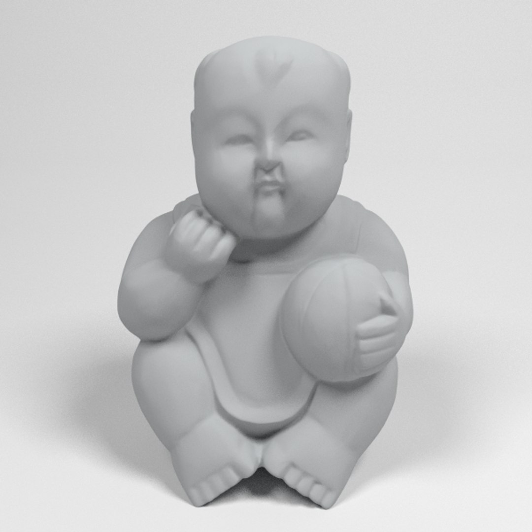 maya golden statuette child