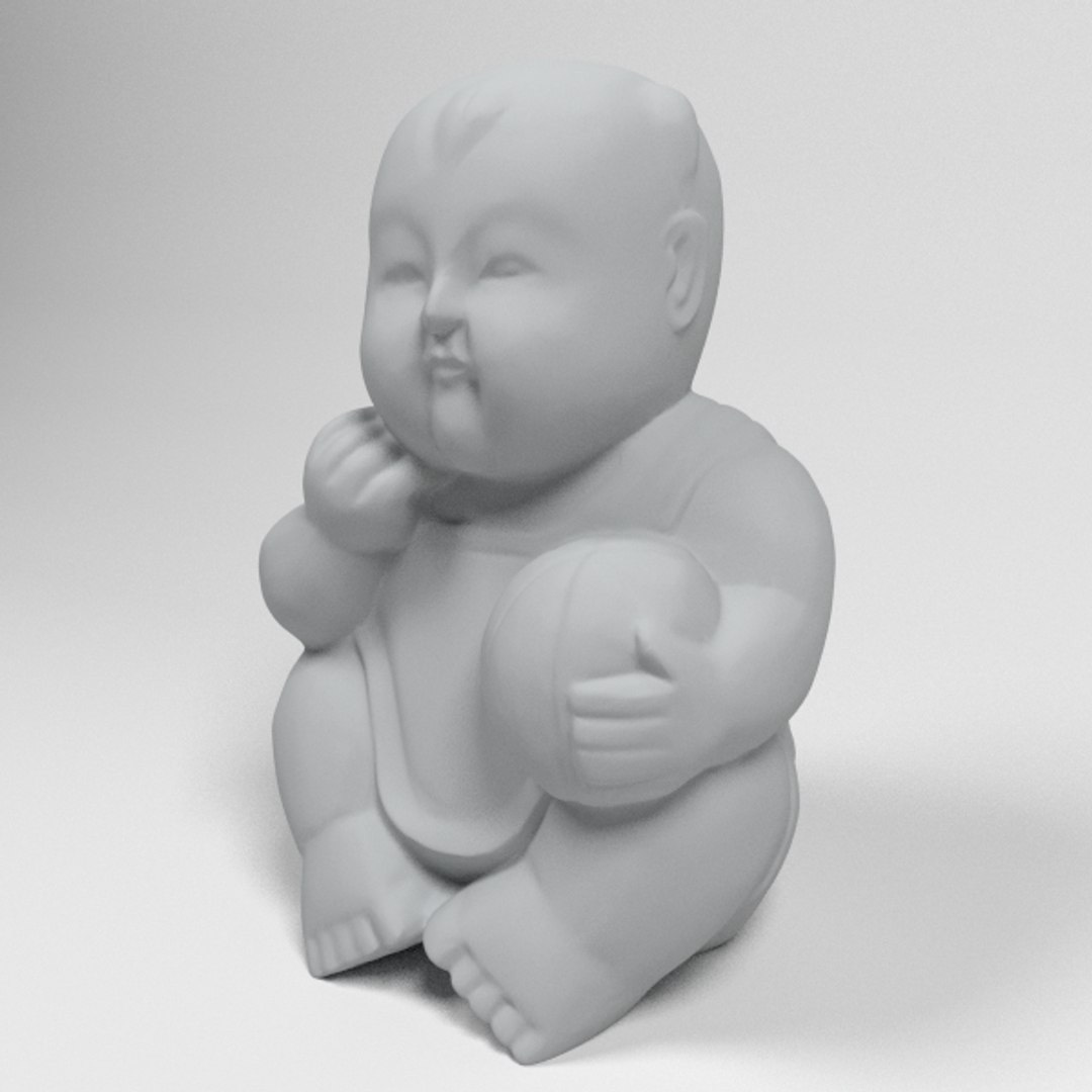 maya golden statuette child