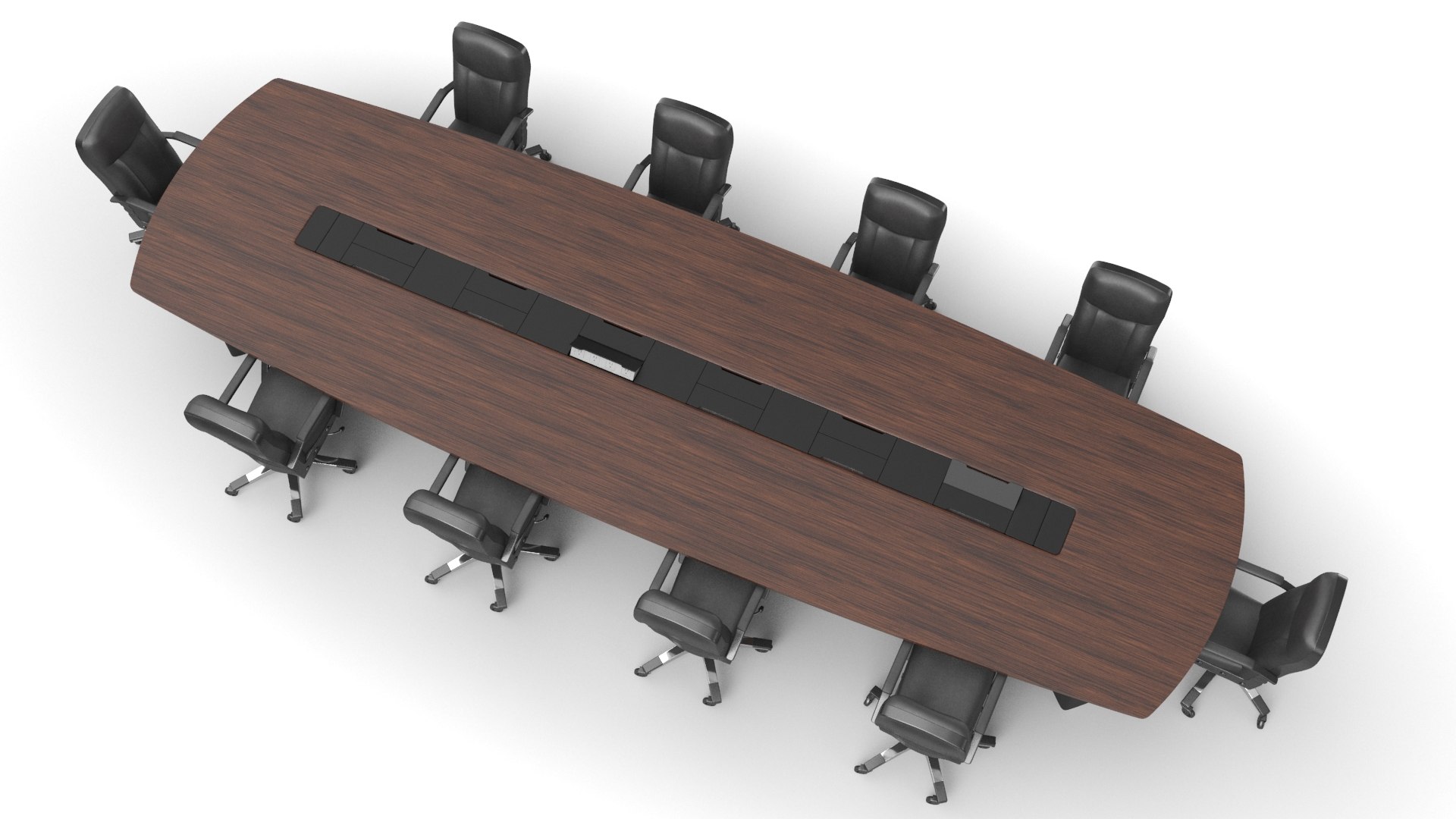 Real Meeting Table 3D Model - TurboSquid 1642183