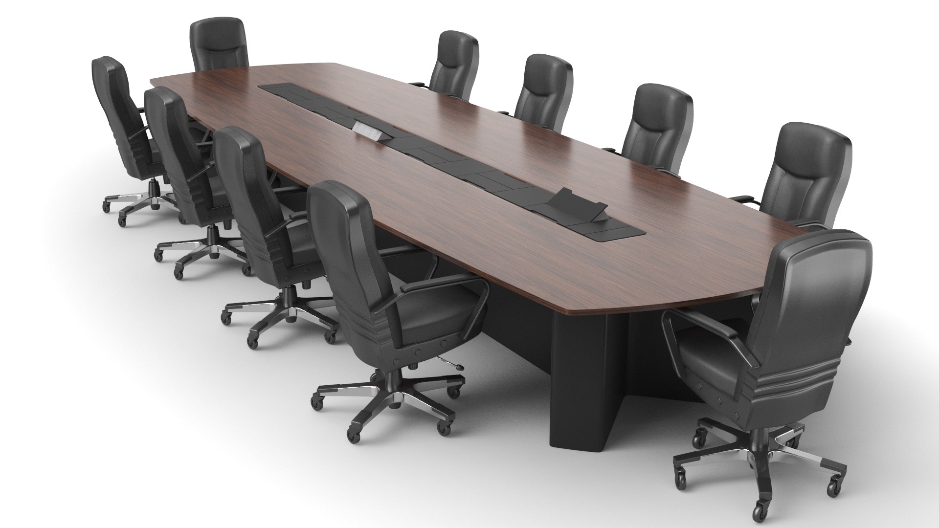 Real Meeting Table 3D Model - TurboSquid 1642183