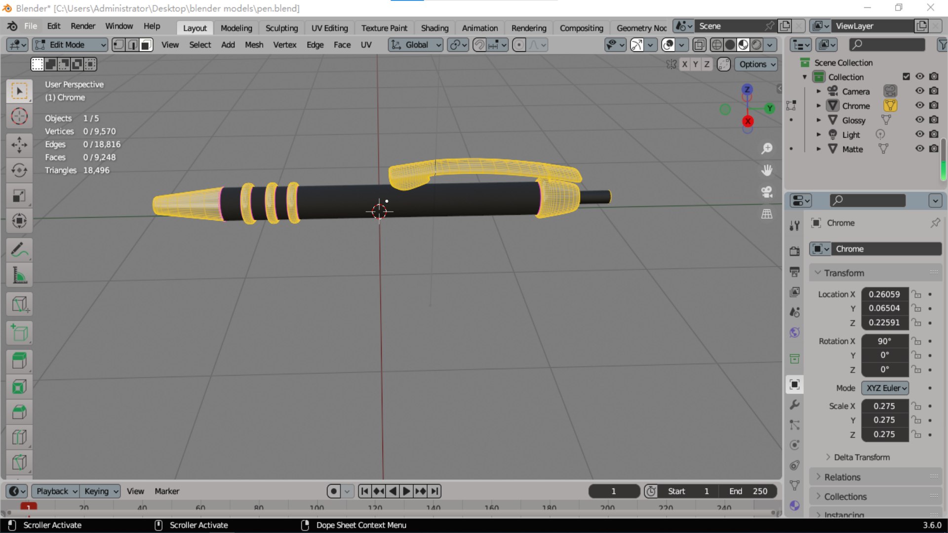 3D model Pen - TurboSquid 2179398