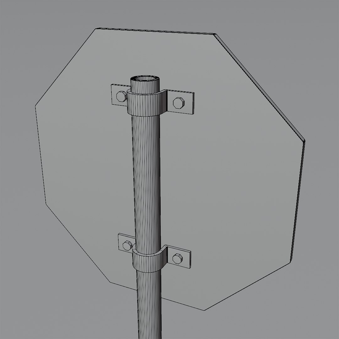 3D Model Stop Sign - TurboSquid 2205009