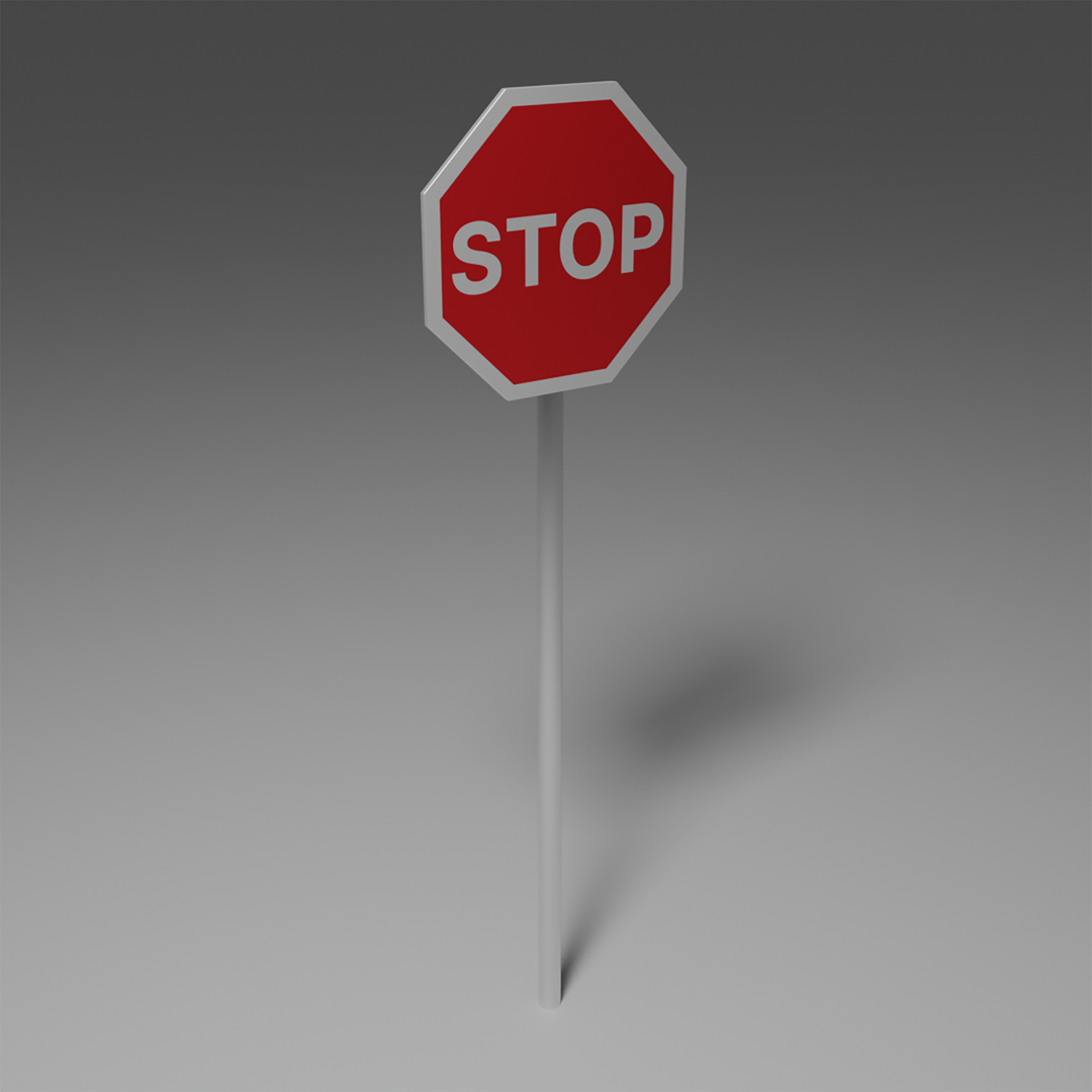 modelo 3d Señal de stop - TurboSquid 2205009