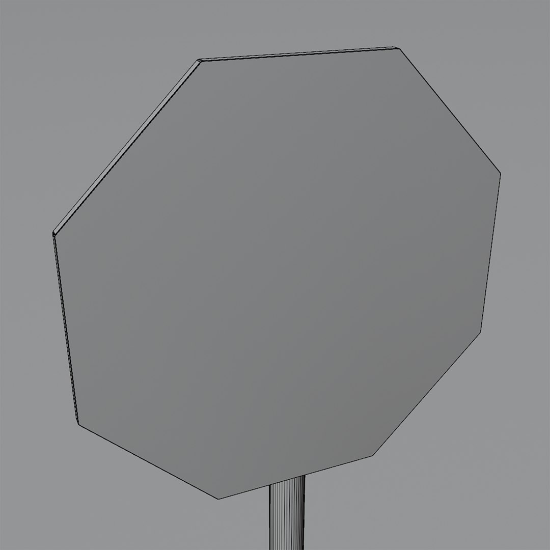 3D Model Stop Sign - TurboSquid 2205009