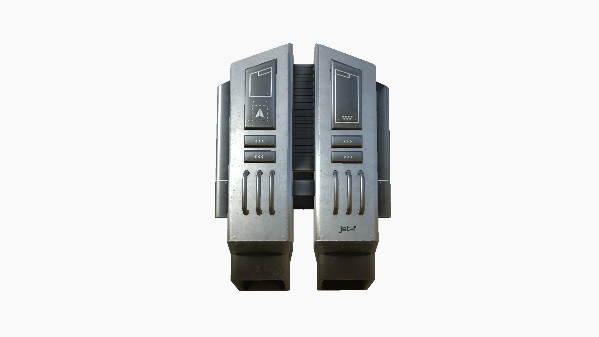 Jetpack F08 Light Steel - SciFi Character Design 3D Model - TurboSquid ...