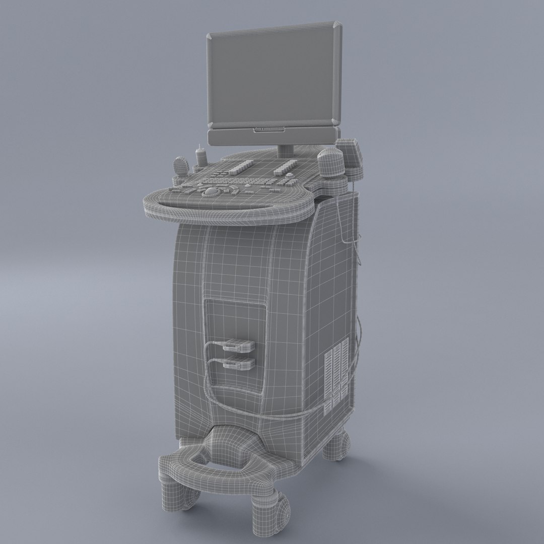 Ultrasound machine model - TurboSquid 1692271