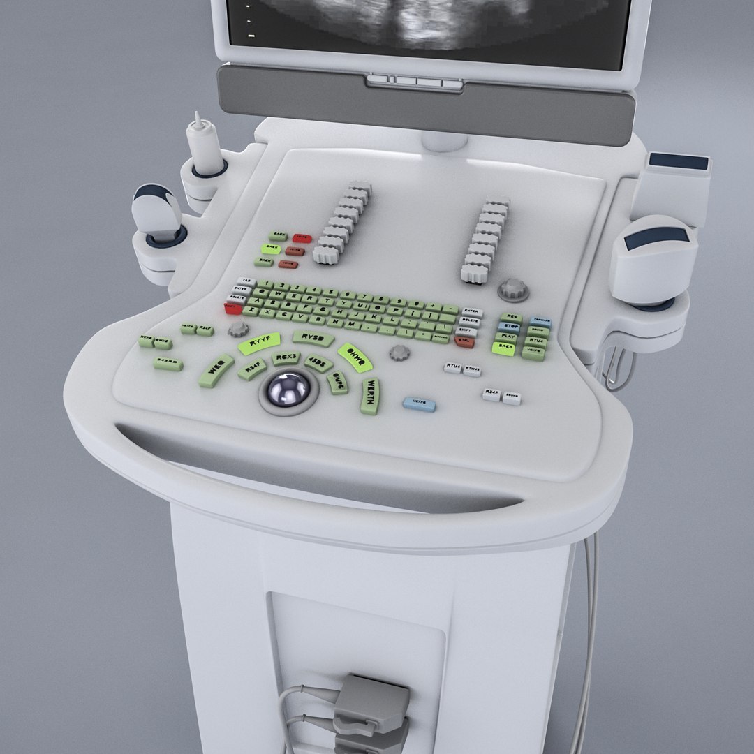 Ultrasound machine model - TurboSquid 1692271