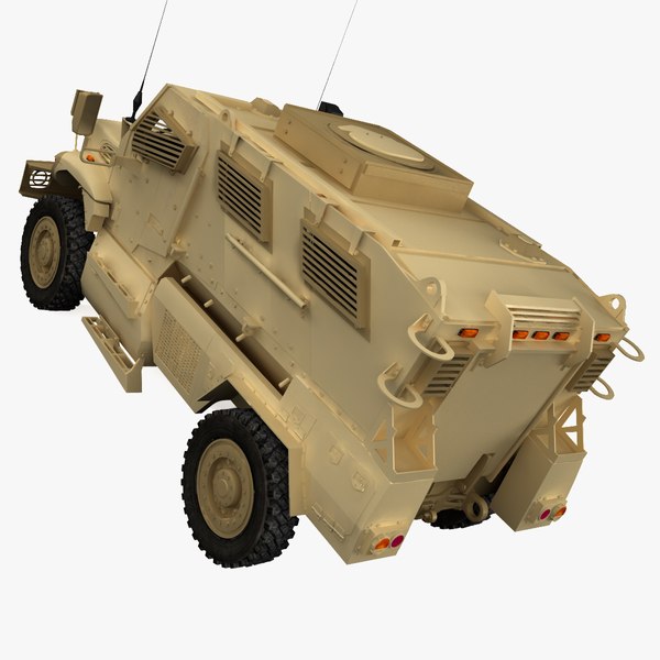 3d maxxpro mrap armoured fighting vehicle