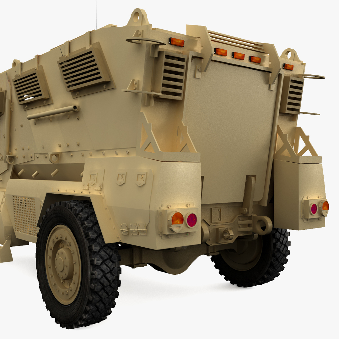 3d maxxpro mrap armoured fighting vehicle