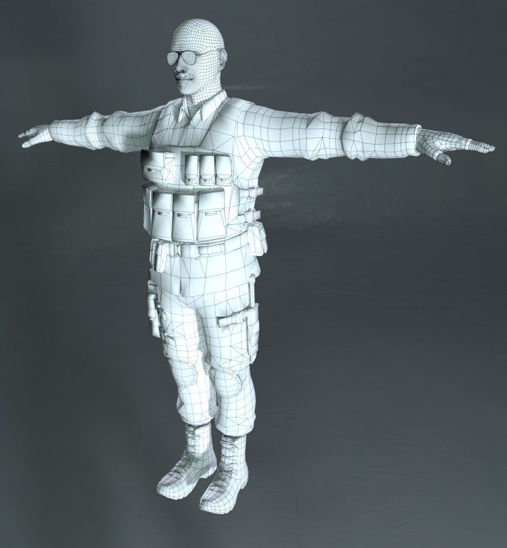3D model rigged soldier - TurboSquid 1589743