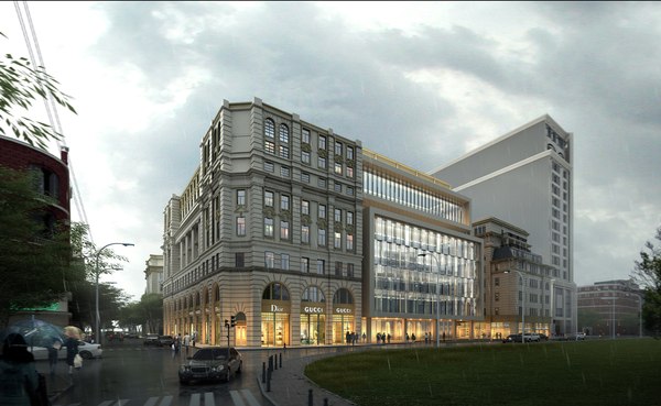 3D модель Commercial building - TurboSquid 1968380