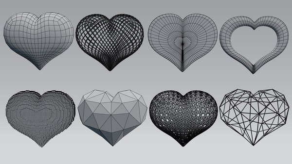 3D model heart shape - TurboSquid 1596418