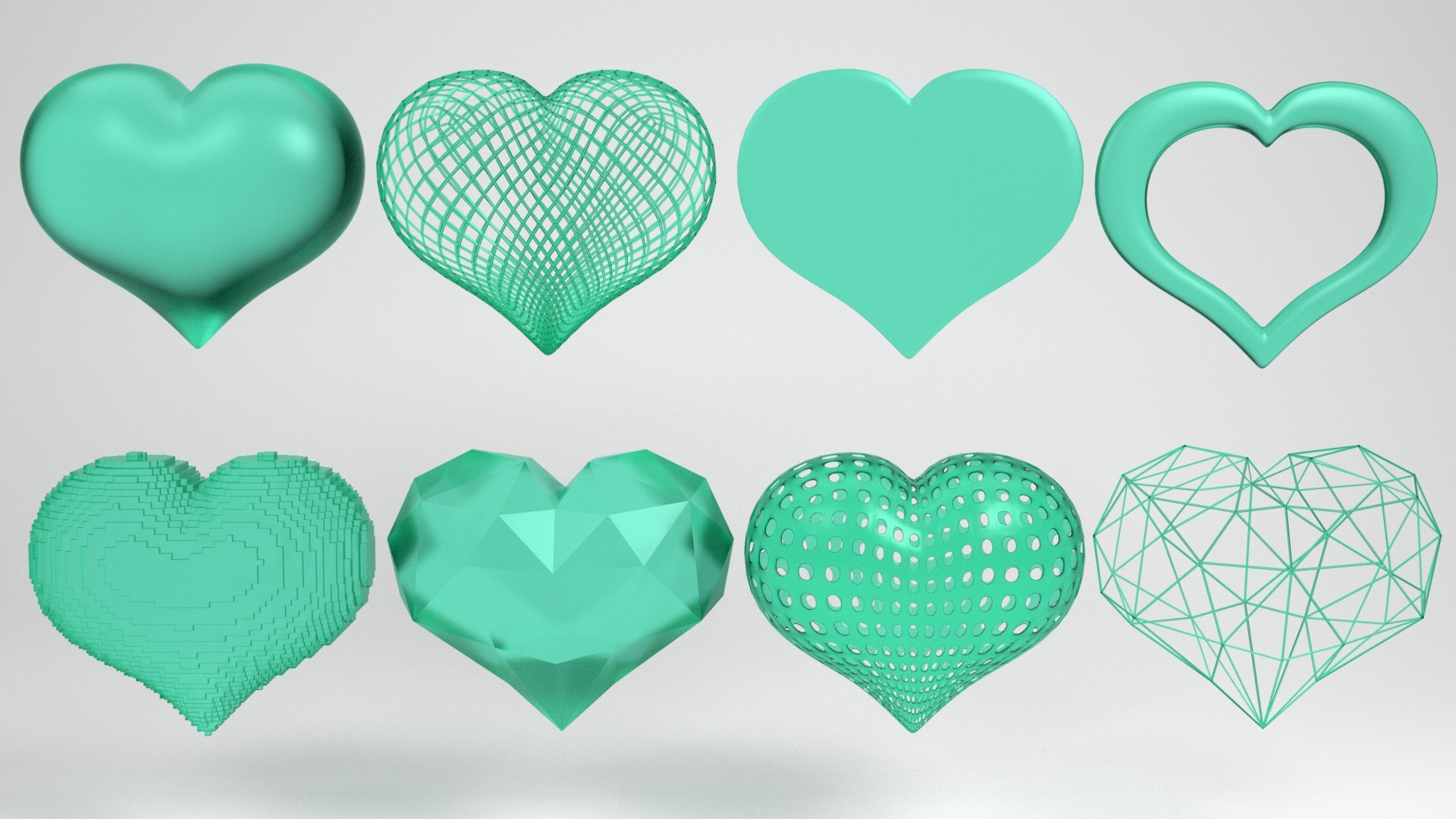 3D Model Heart Shape - TurboSquid 1596418