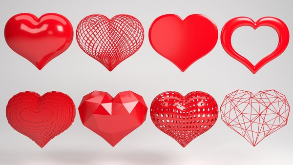 Free Heart Shape 3D Models for Download | TurboSquid