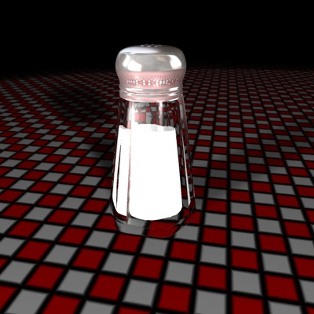 3d salt shaker