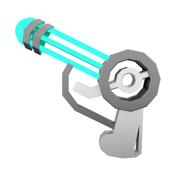 3D 3d game pistol low poly icon model - TurboSquid 2046407