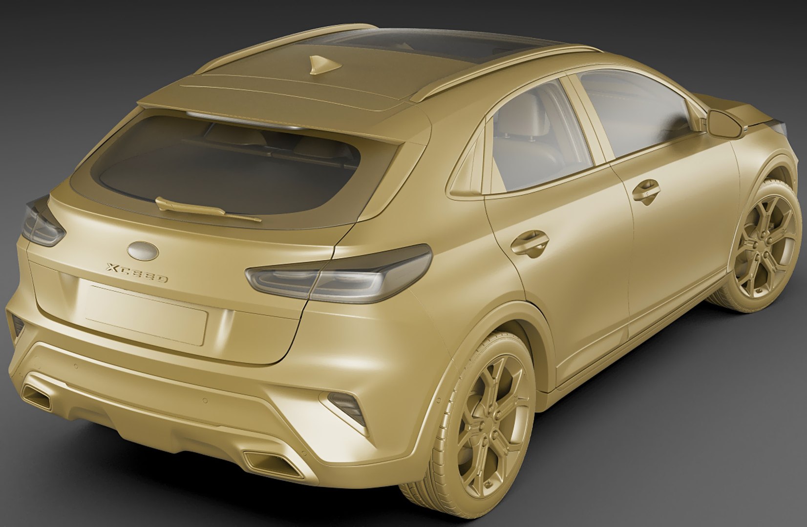 Kia Xceed 2020 3D Model - TurboSquid 1461299