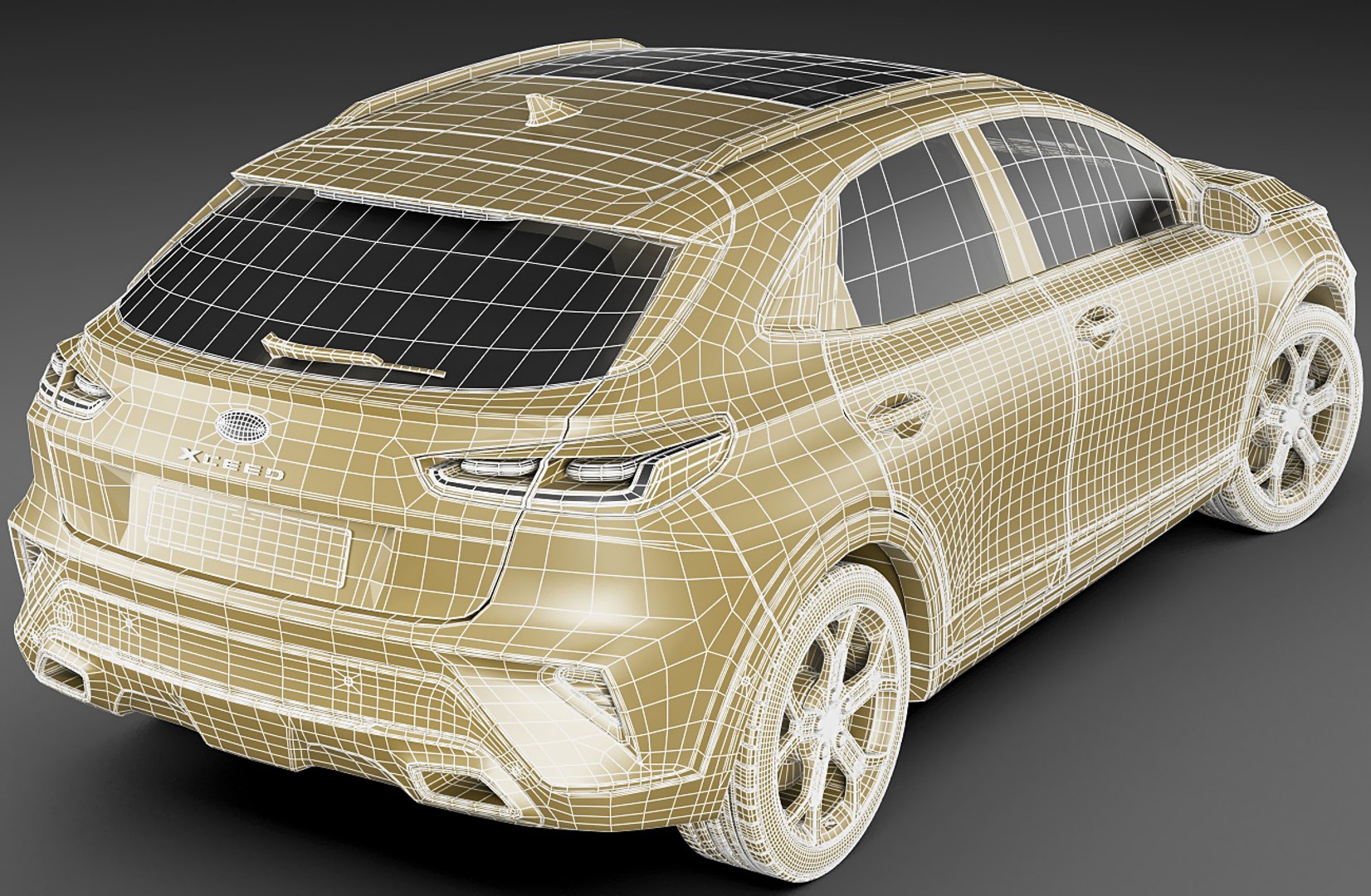 Kia Xceed 2020 3D Model - TurboSquid 1461299