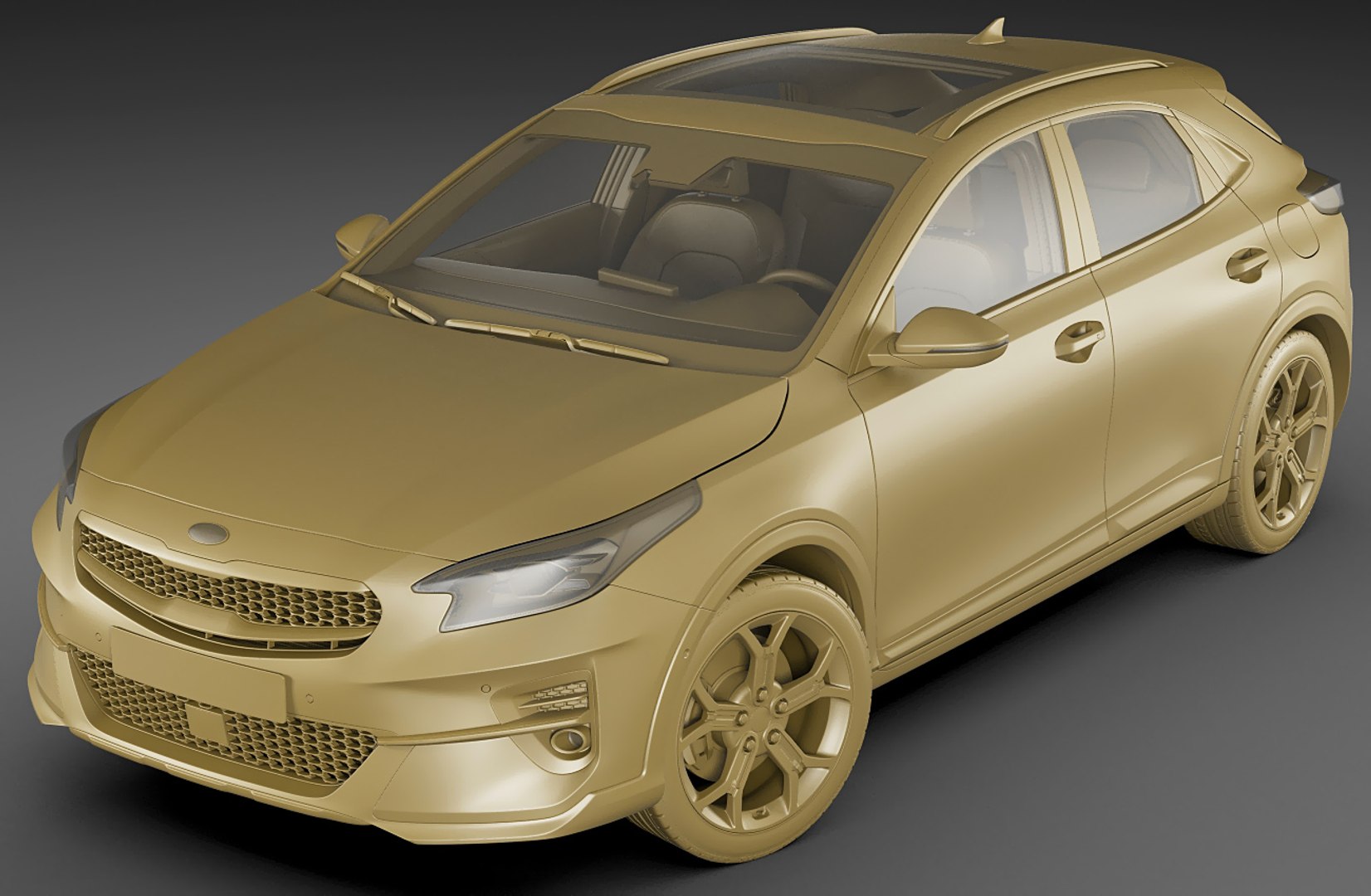 Kia Xceed 2020 3D Model - TurboSquid 1461299