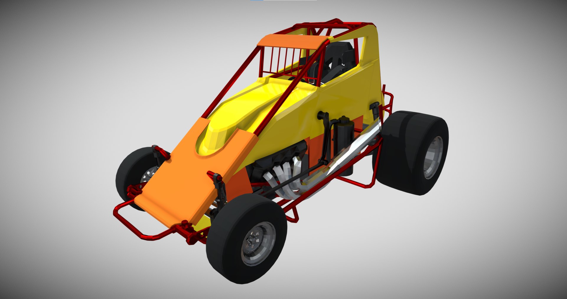 Dirt Midget - Rigged To Unreal Unity Model - TurboSquid 2044490