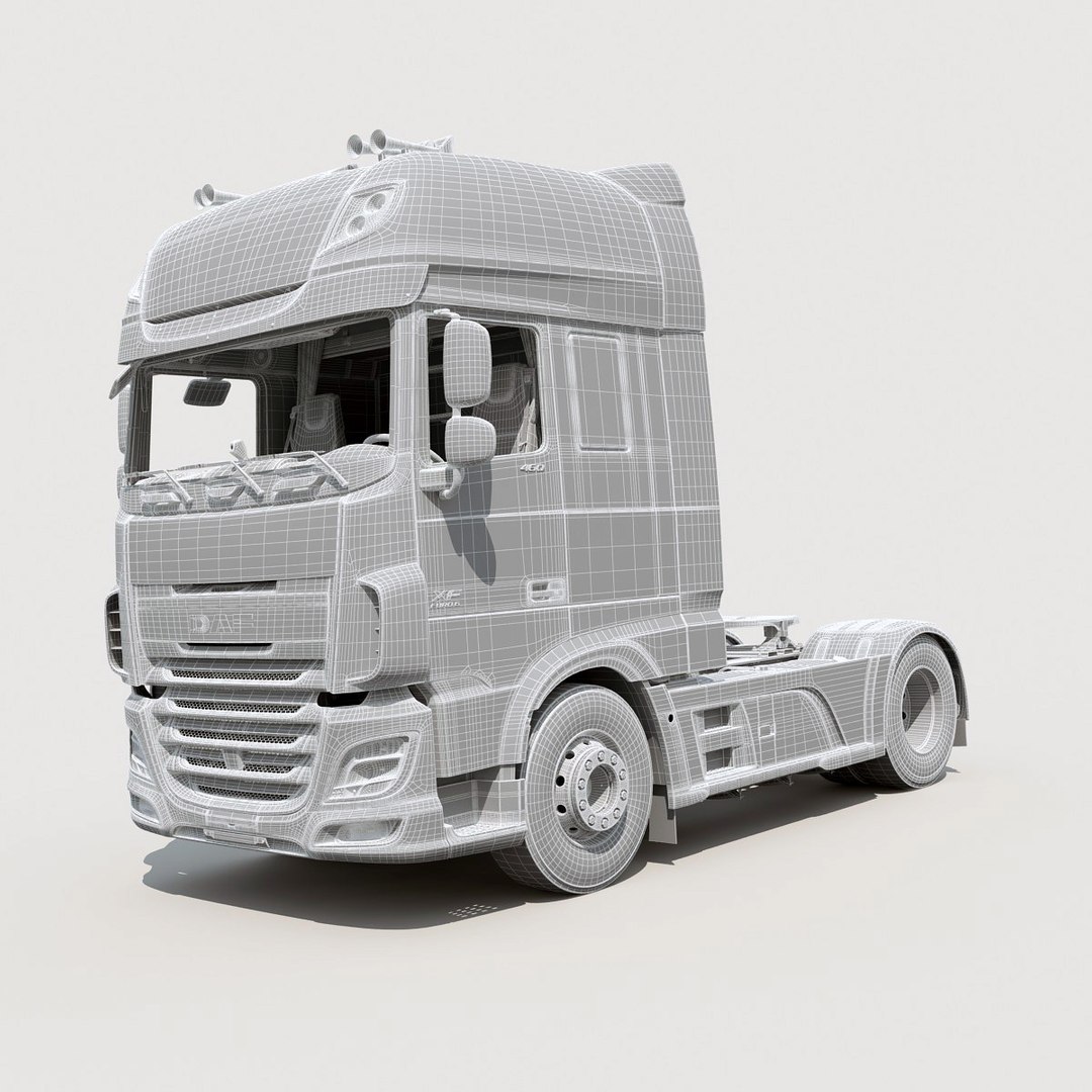 3d Daf Xf Model