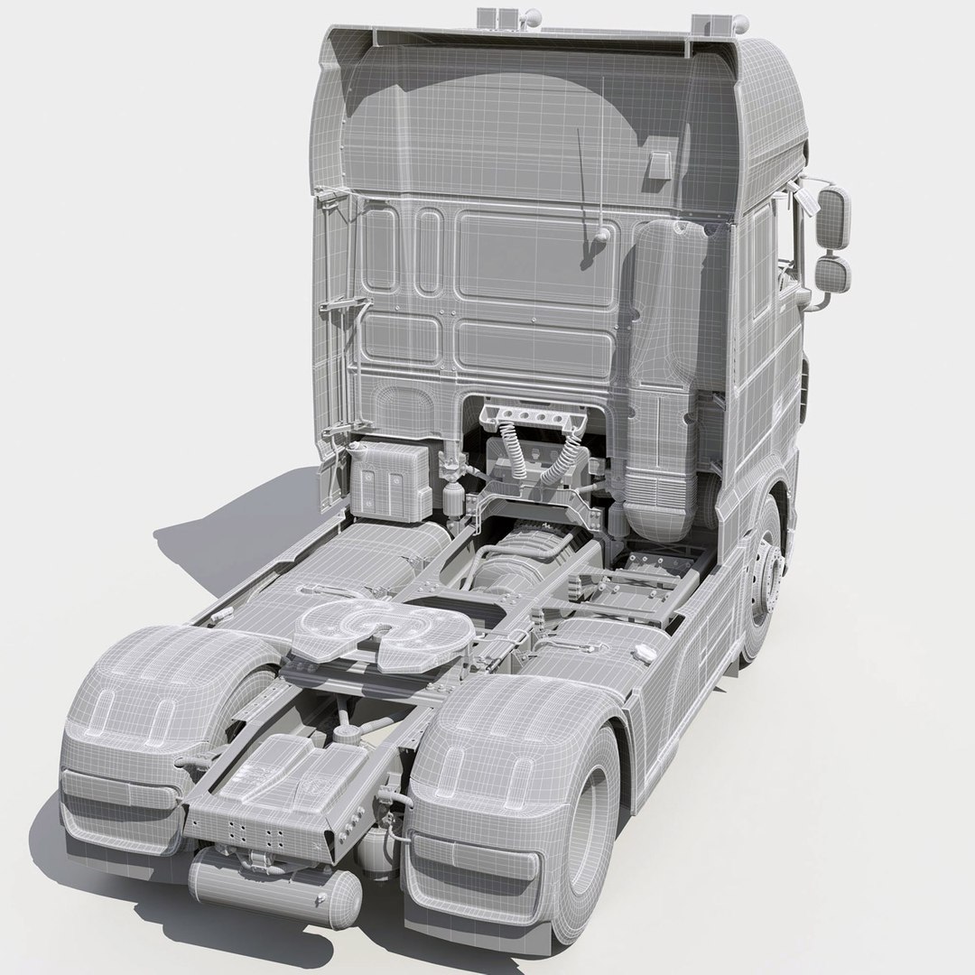3d Daf Xf Model