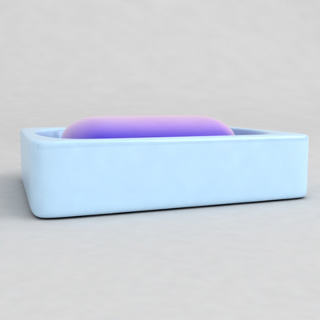 3d model of soap dish