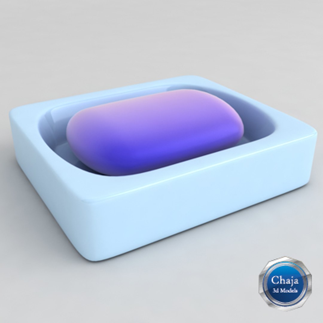 3d model of soap dish