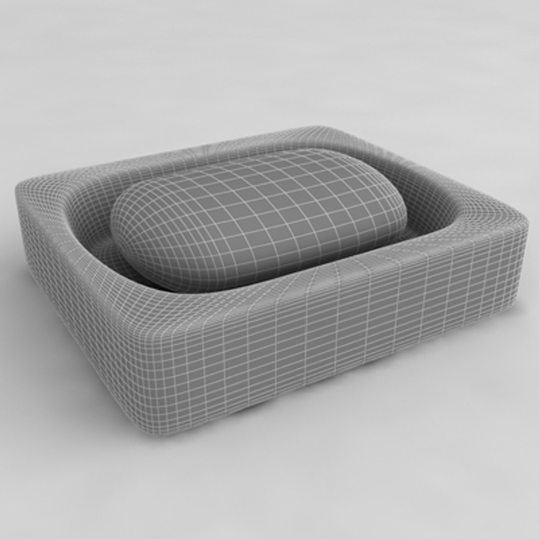 3d model of soap dish