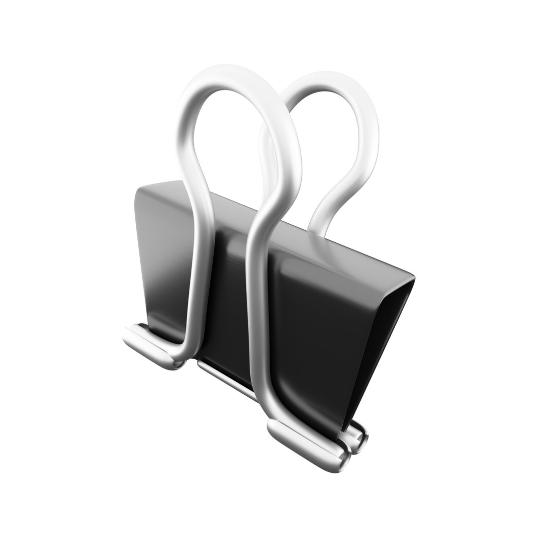 3d Binder Clip Icon Model - TurboSquid 2066437