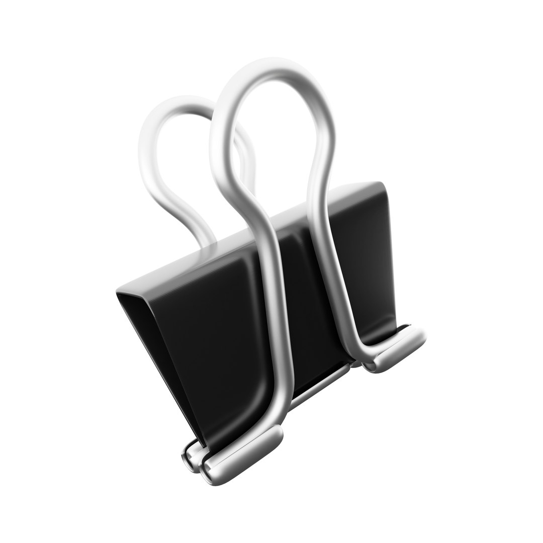 3d Binder Clip Icon Model - TurboSquid 2066437