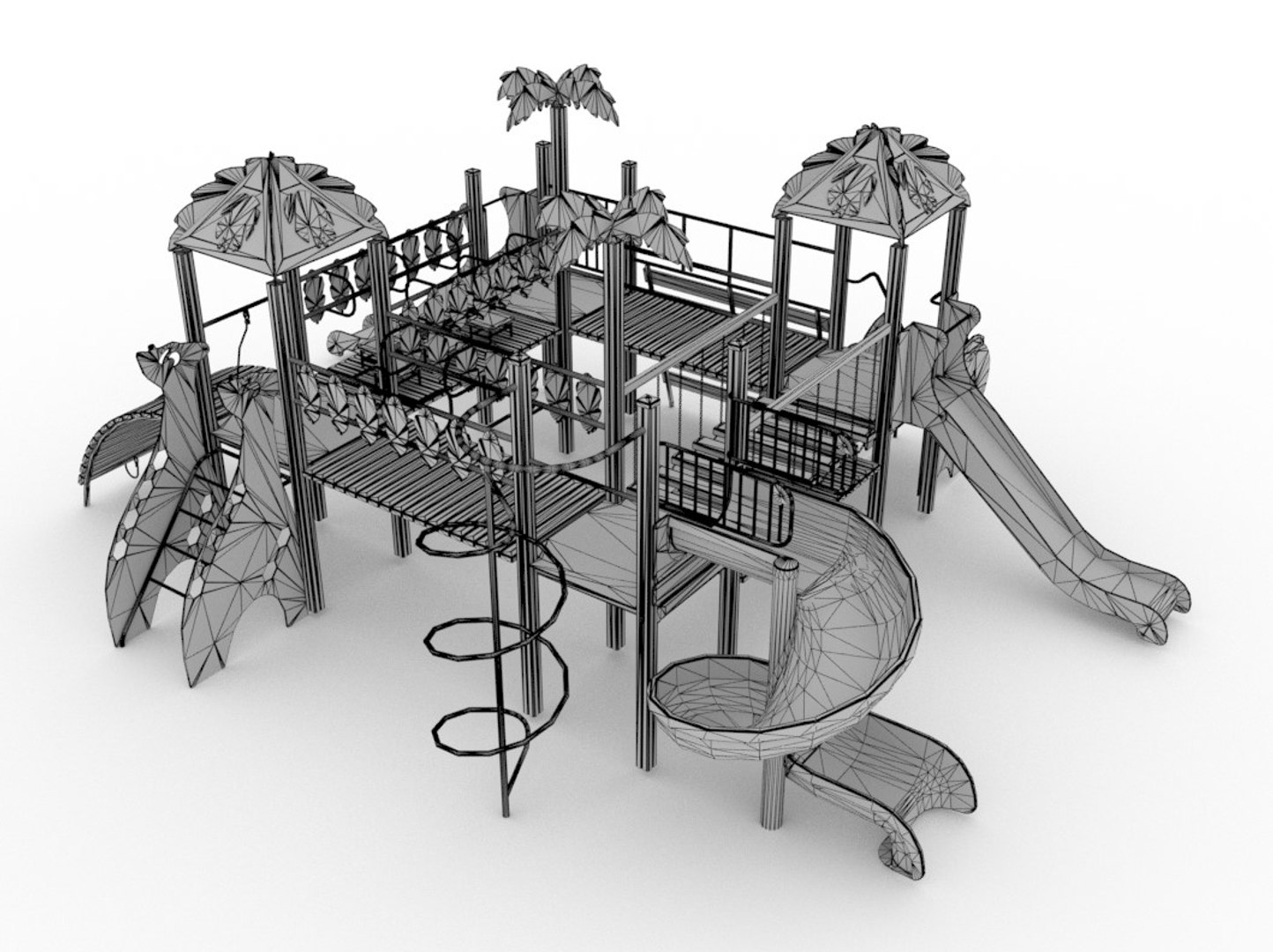 Playground Kids 3D Model - TurboSquid 1647191