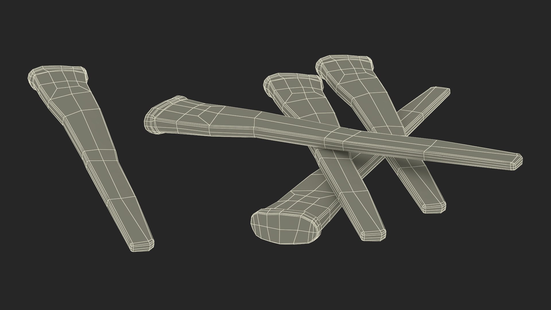 Historical Steel Nail 3D Model - TurboSquid 2212811