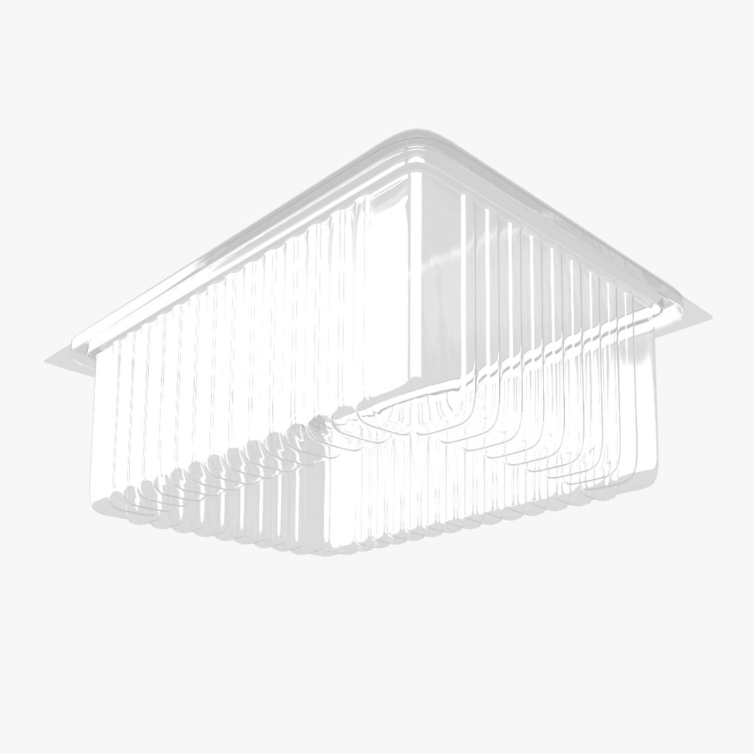 Plastic container 1 model - TurboSquid 1382412