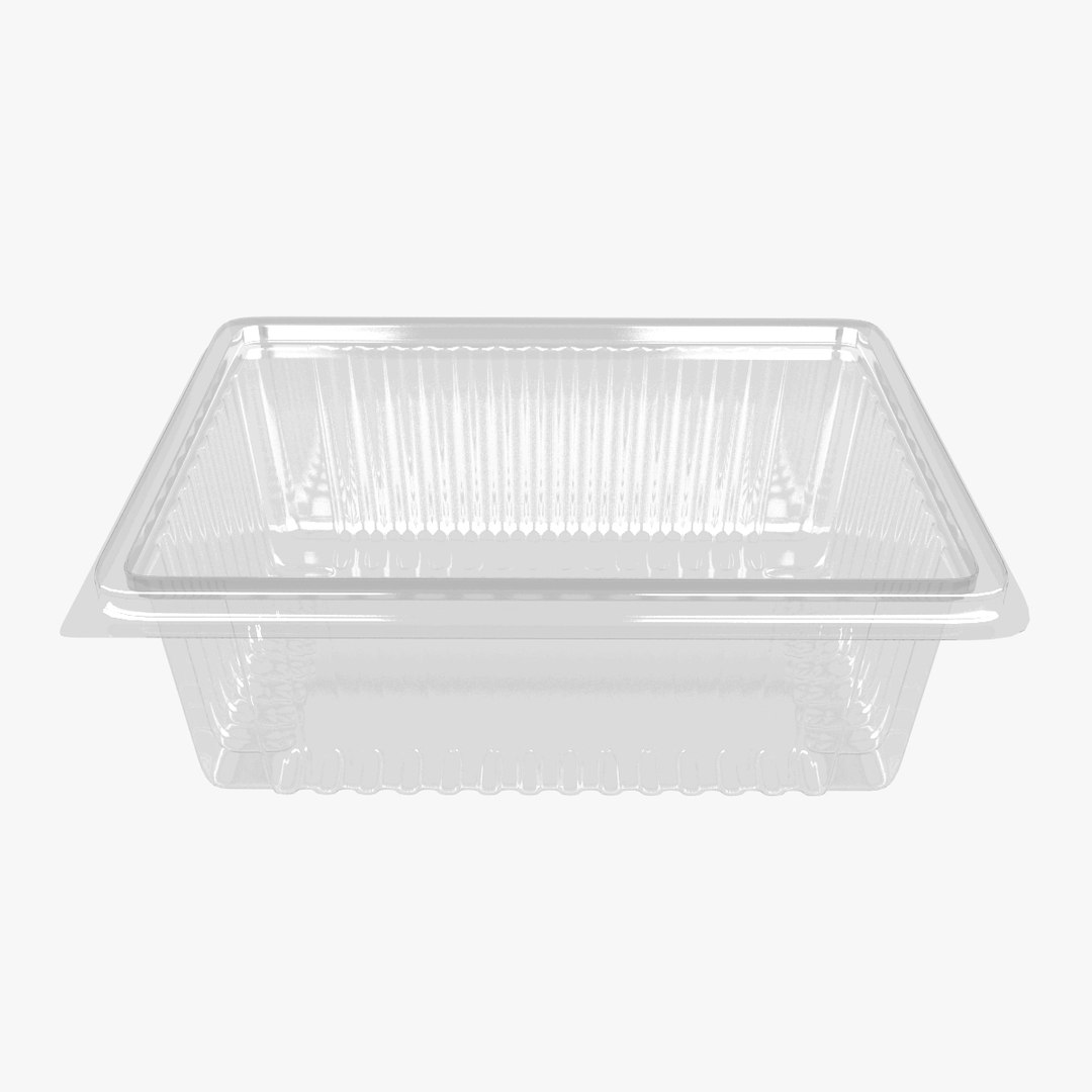 Plastic container 1 model - TurboSquid 1382412