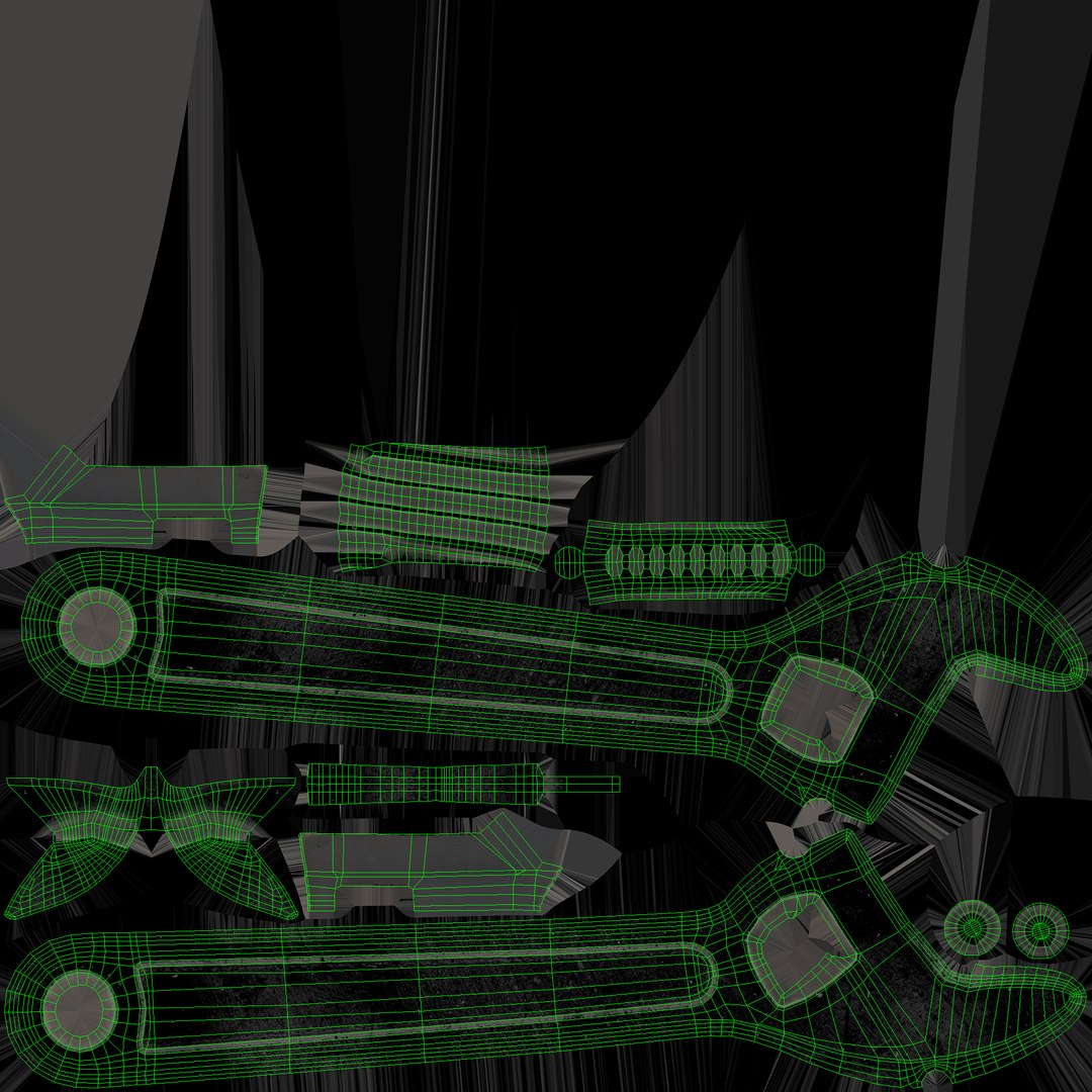 Adjustable Wrench Model - TurboSquid 2121670