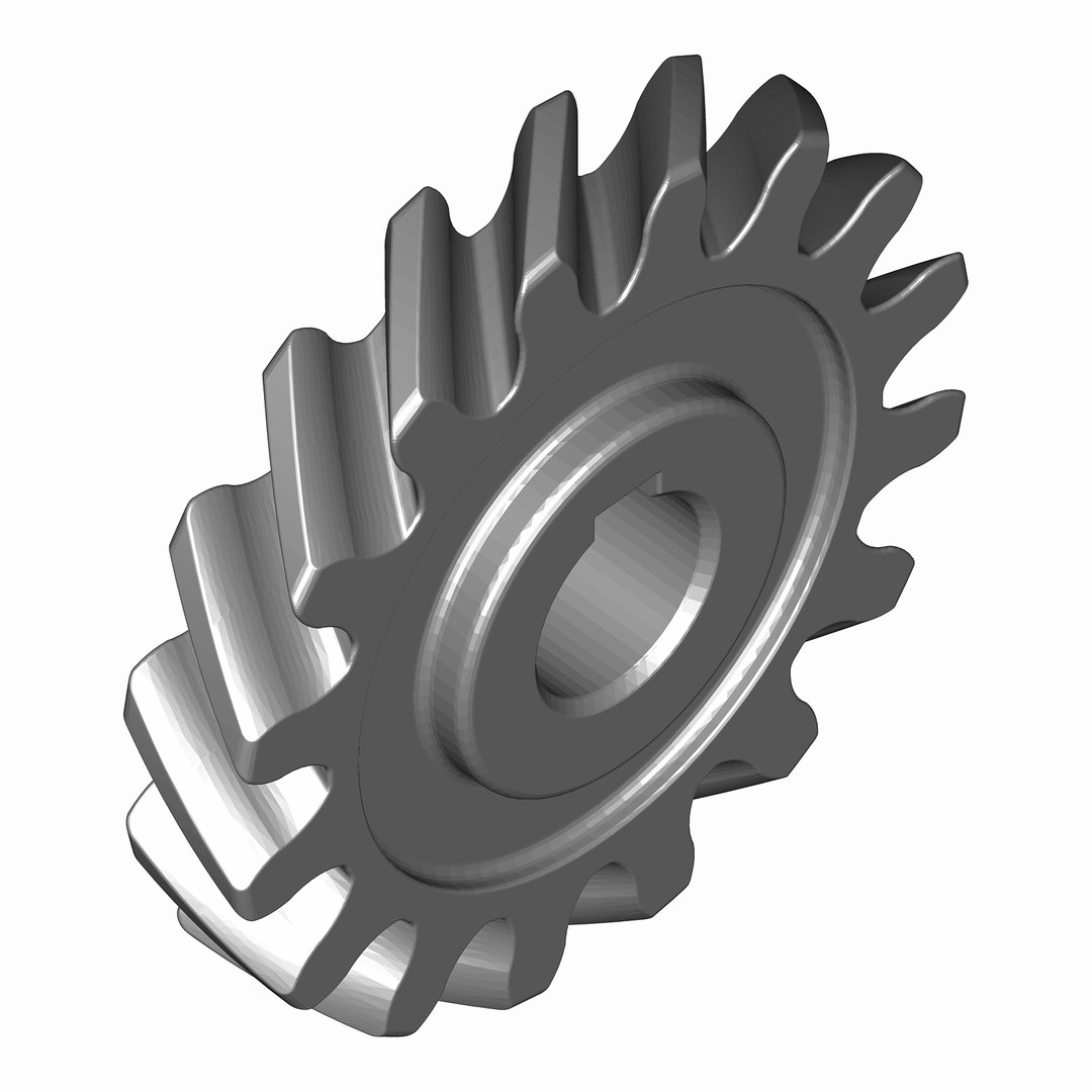 3d 3ds Helical Gear