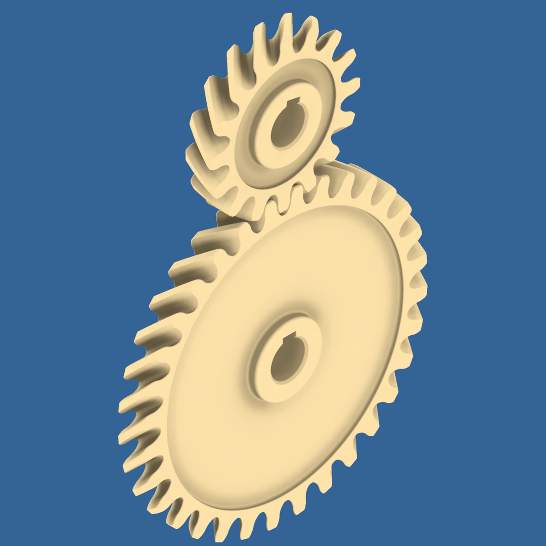 3d 3ds Helical Gear