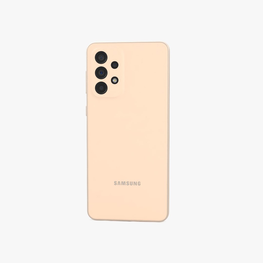 Samsung Galaxy A33 Peach 3D model - TurboSquid 2071444