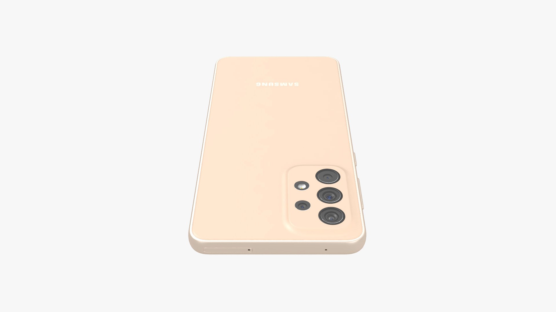 Samsung Galaxy A33 Peach 3D model - TurboSquid 2071444