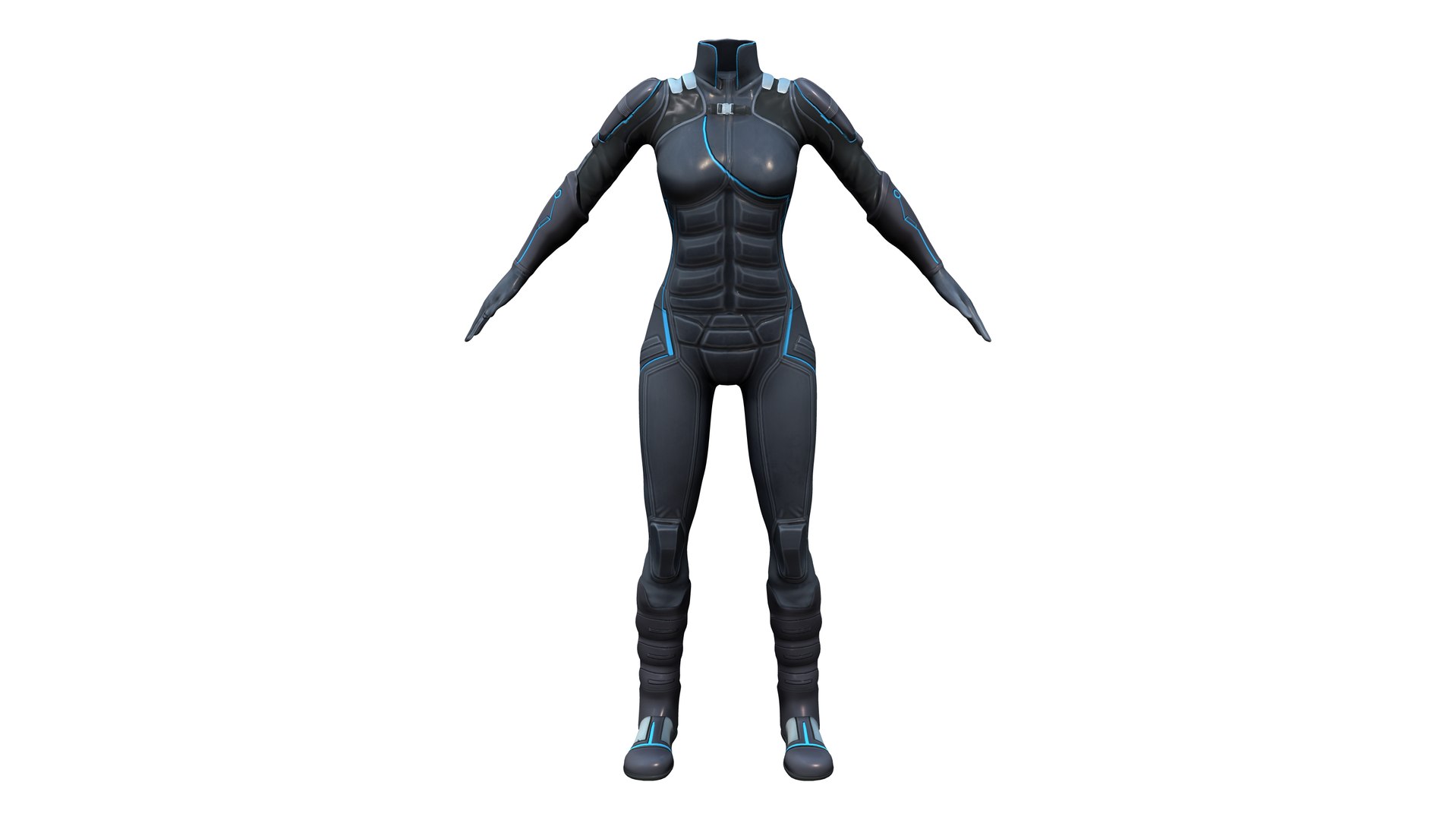 Spaceship Full Body Armour Uniform 3D Model - TurboSquid 1860854