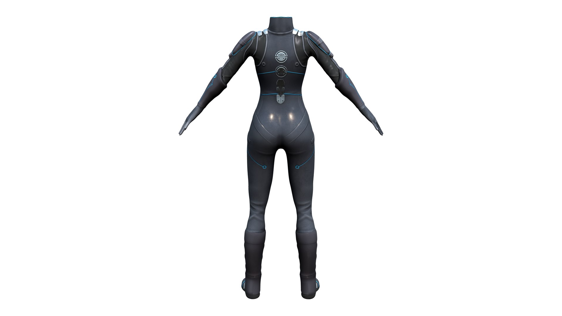 Spaceship Full Body Armour Uniform 3D Model - TurboSquid 1860854