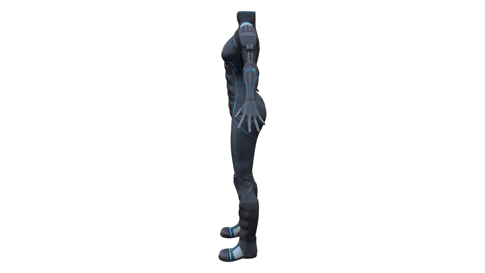 Spaceship Full Body Armour Uniform 3D Model - TurboSquid 1860854