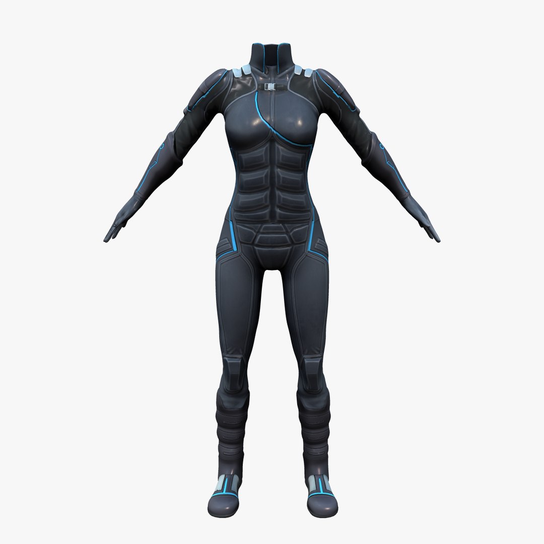 Spaceship Full Body Armour Uniform 3D Model - TurboSquid 1860854