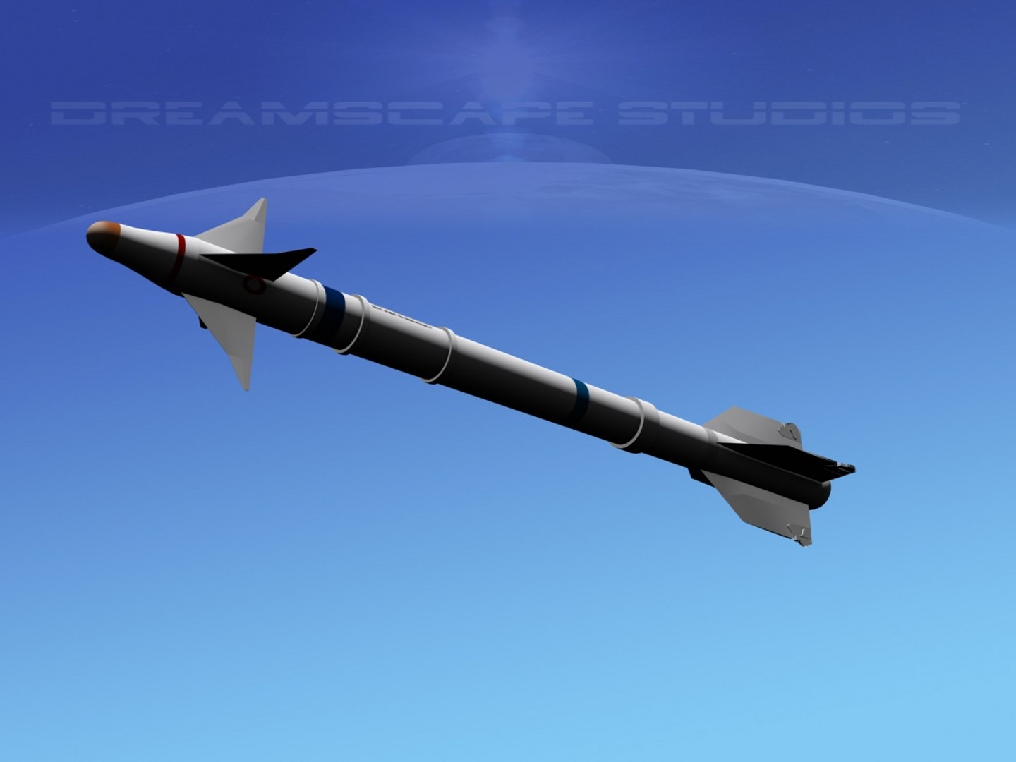 3d Modern Aim 9