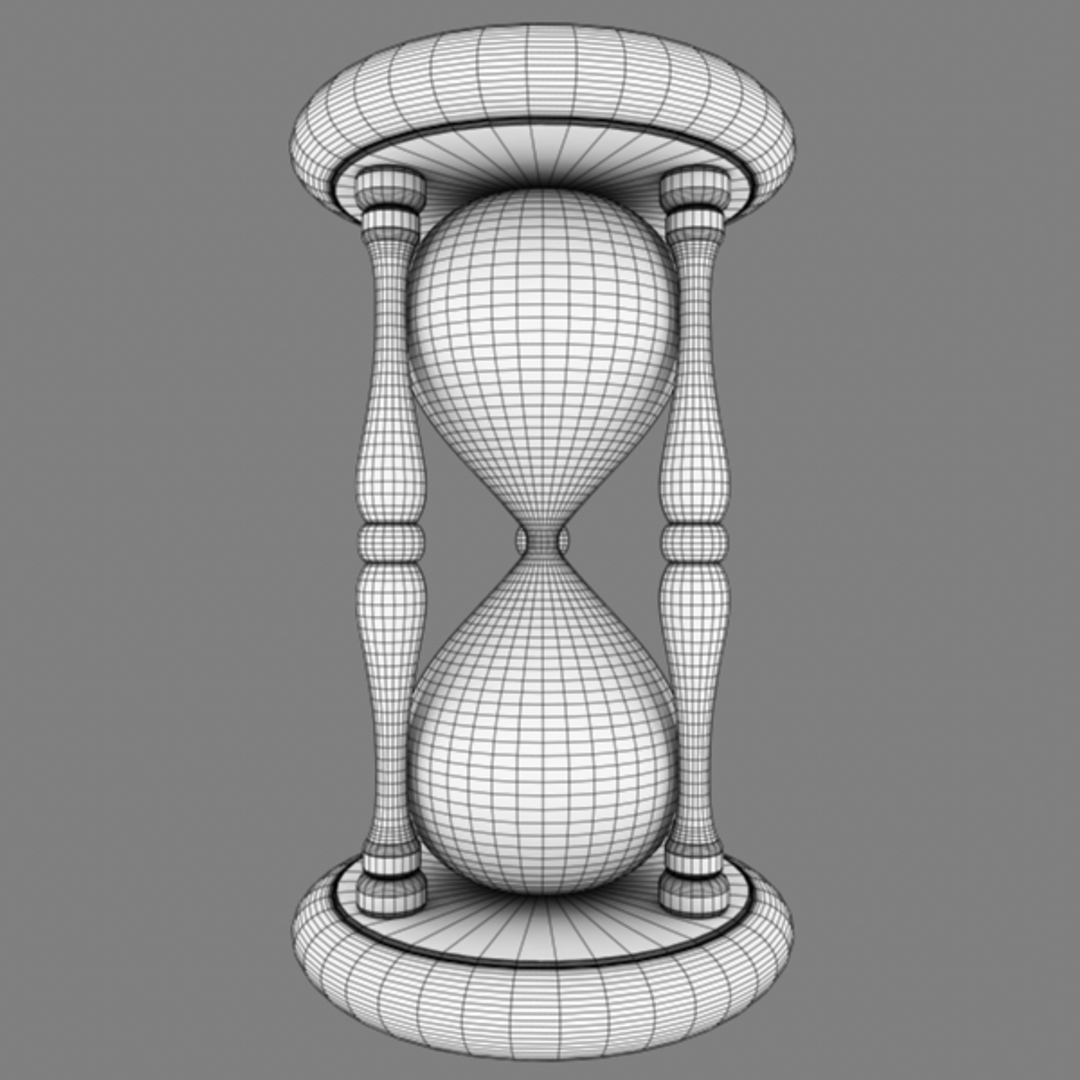 hour glass 3d model